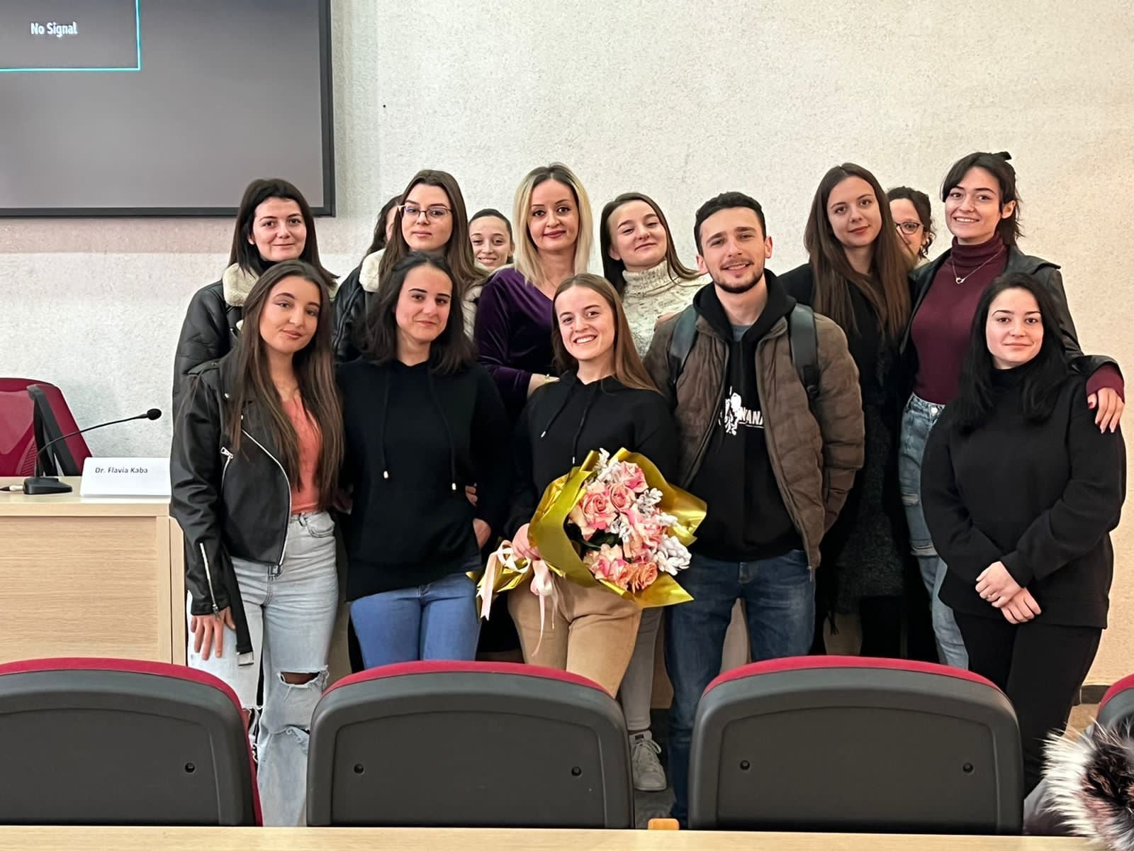 Takim me përkthyesen vitit 2021,Dr. Flavia Kaba